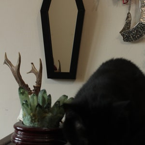 Coffin Mirror / Gothic Wall Hanging Framed Mirror / Goth Room Decor ...