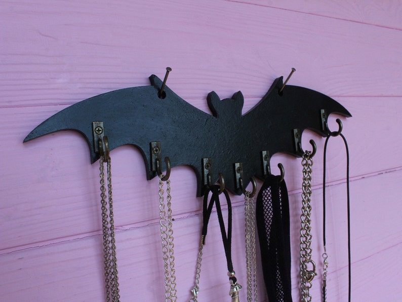 Bat Jewelry Holder / Halloween Decor / Gothic Home Decor / - Etsy