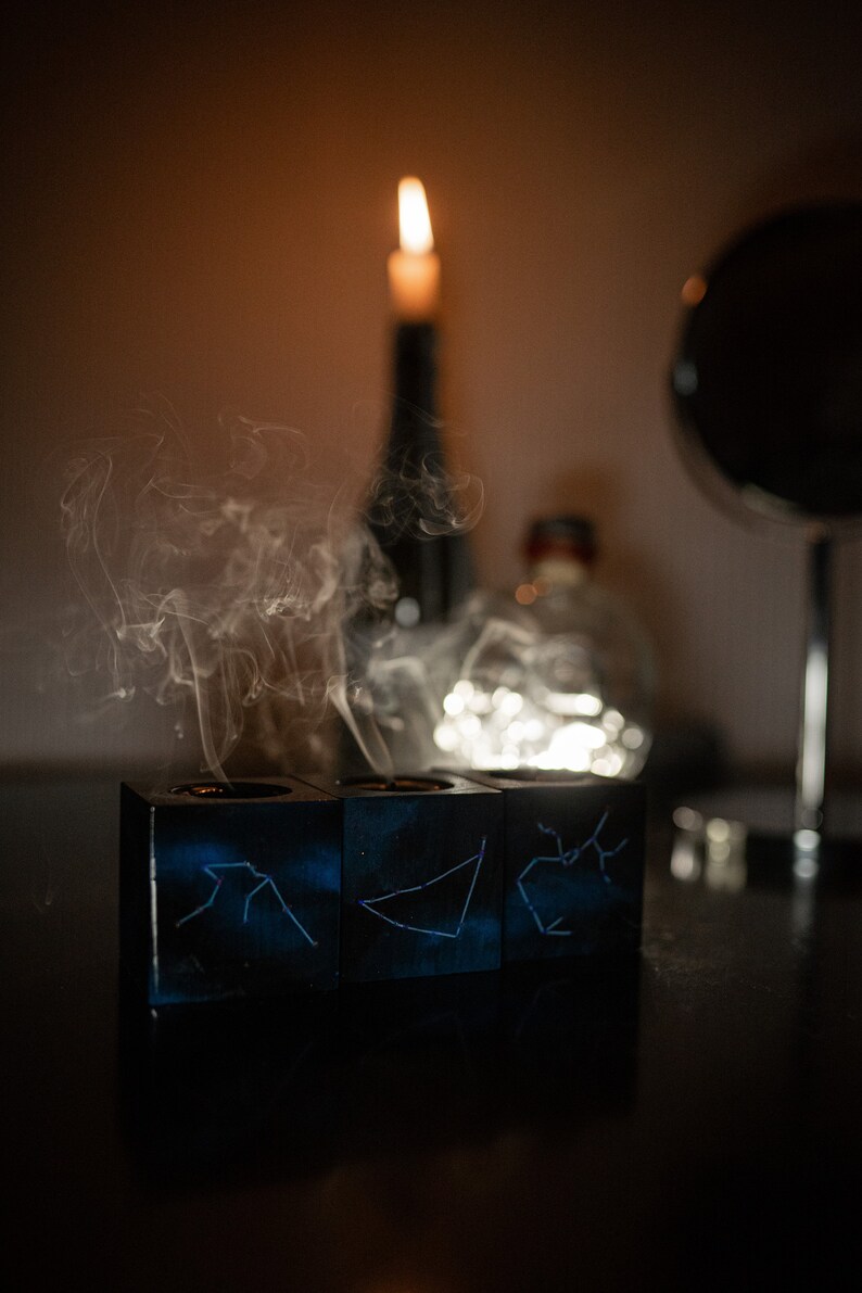 Zodiac Constellation Candle Holder / Astrology Gifts / Whimsigoth Decor ...