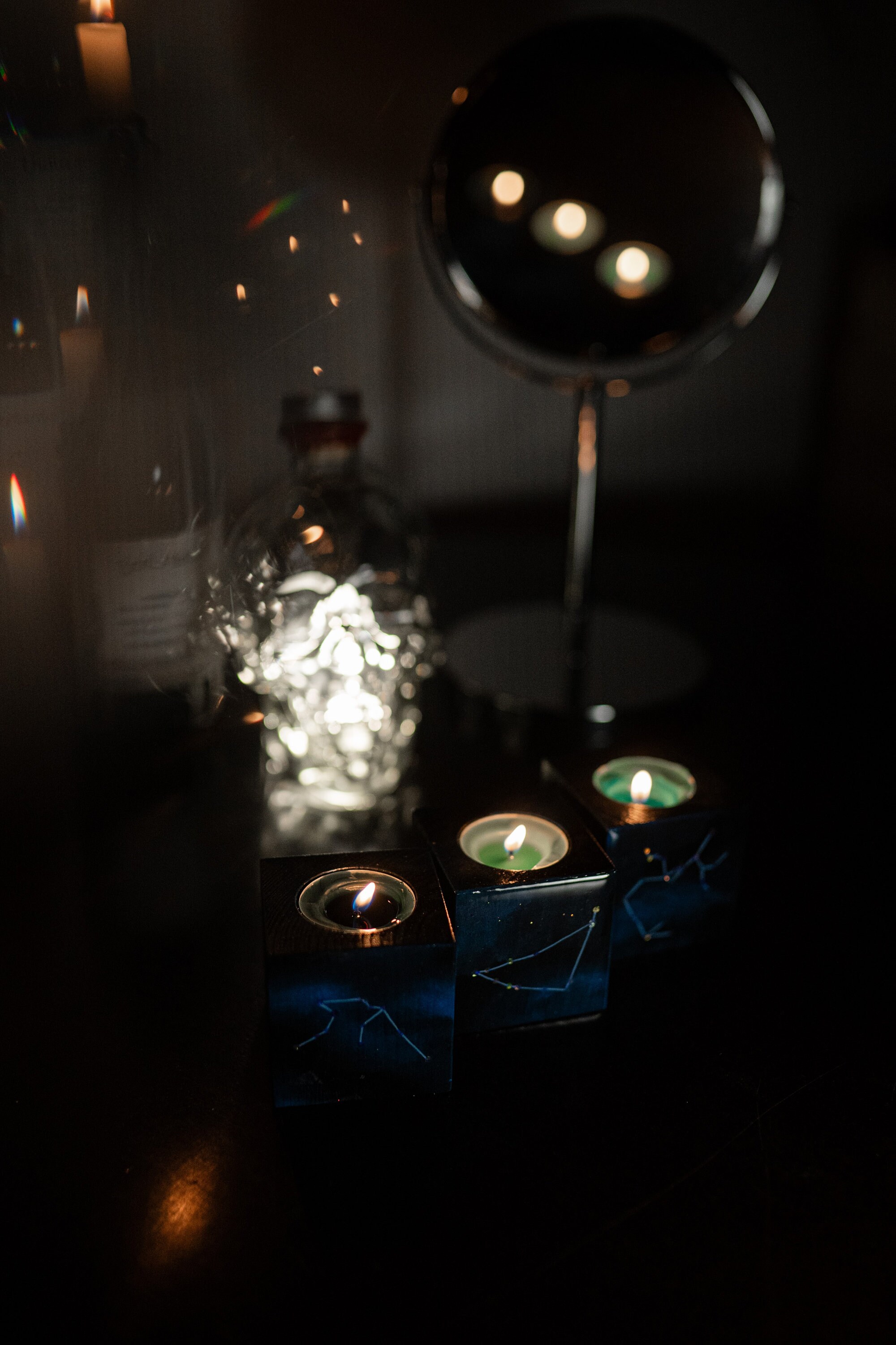 Zodiac Constellation Candle Holder / Astrology Gifts / Whimsigoth Decor ...