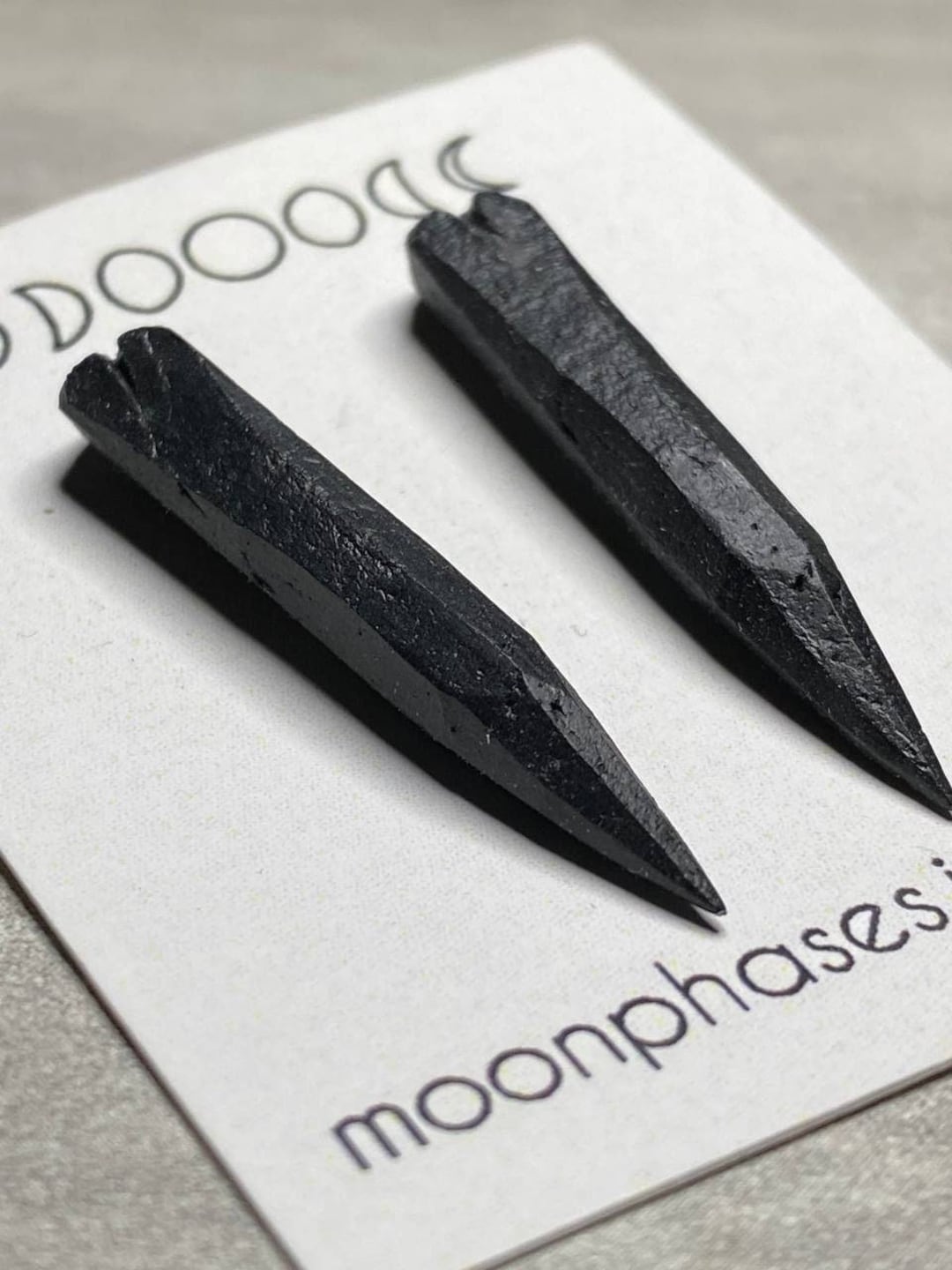 Wooden Stake Earrings / Vampire Hunter / Spike Earrings / Weapon ...