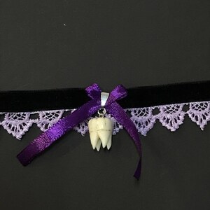 Tooth Choker / Human Teeth Replica / Tooth Fairy Necklace / Fake Human ...