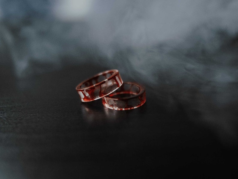 Blood Ring / Vampire Ring / Red Blood Drop / Vampire Gothic - Etsy