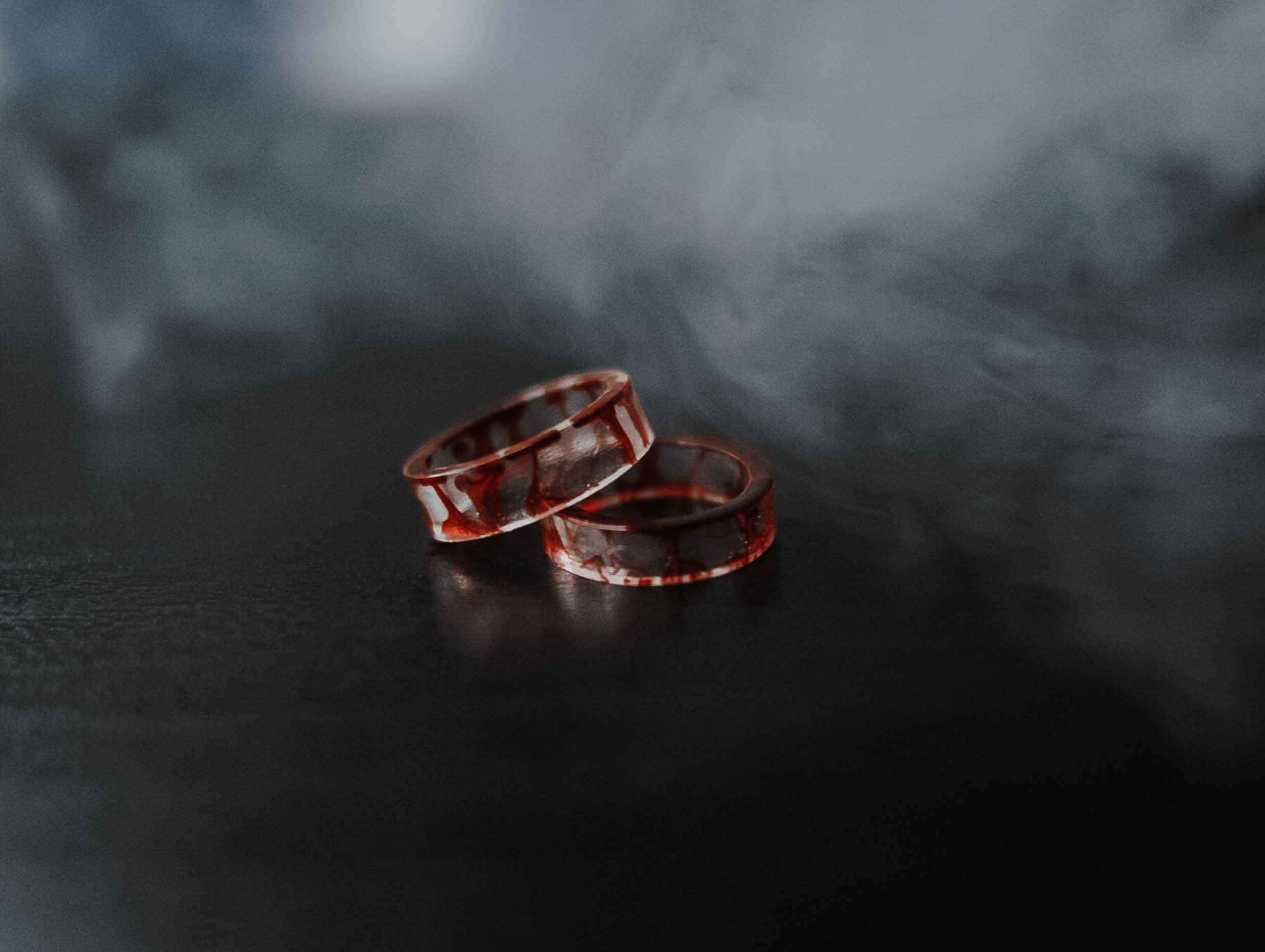 Blood Ring / Vampire Ring / Red Blood Drop / Vampire Gothic - Etsy ...