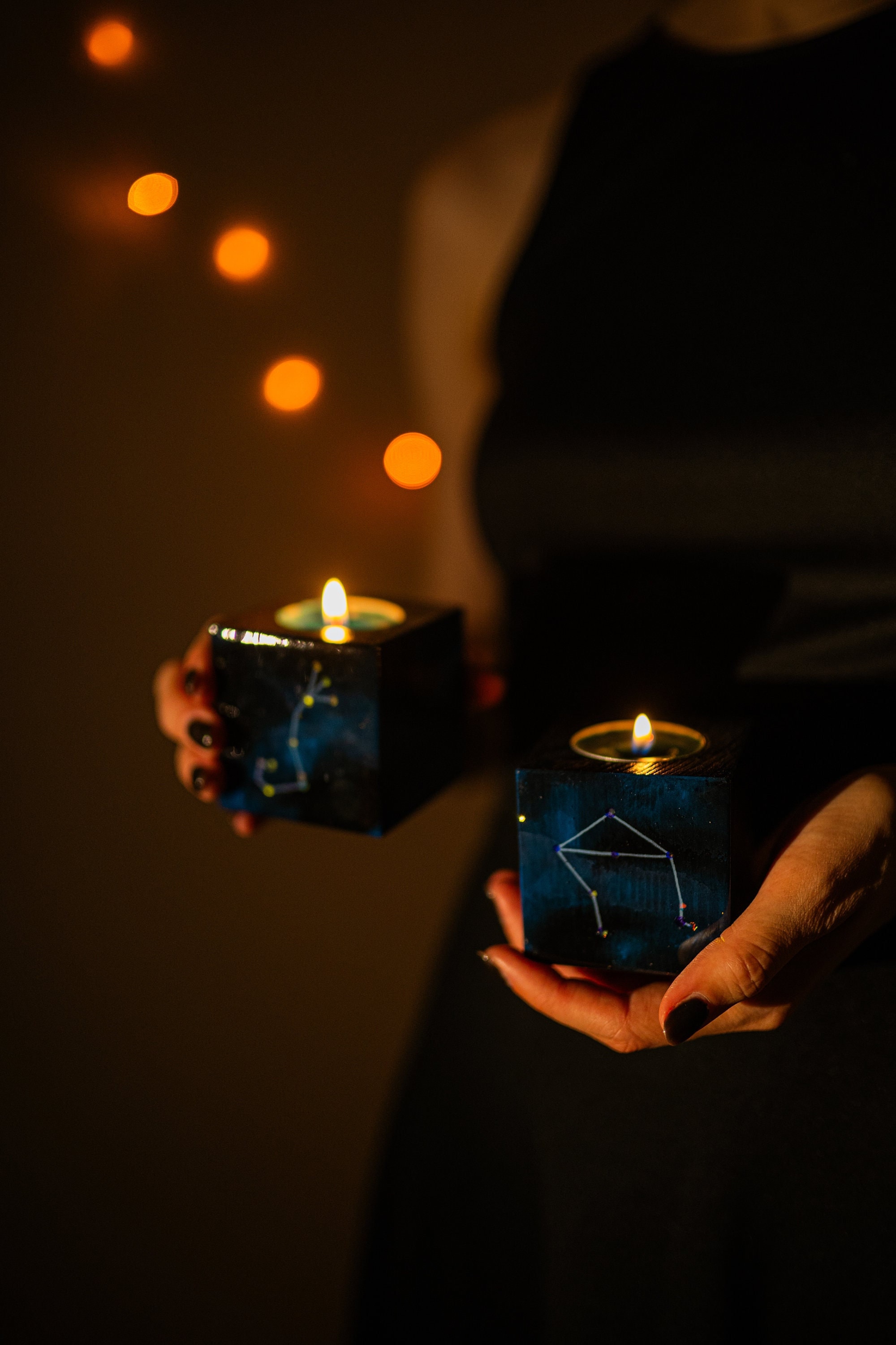 Zodiac Constellation Candle Holder / Astrology Gifts / Whimsigoth Decor ...