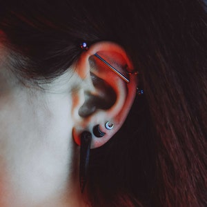 Moon Stud Earrings / Crescent Moon Earrings / Miniature Earrings ...