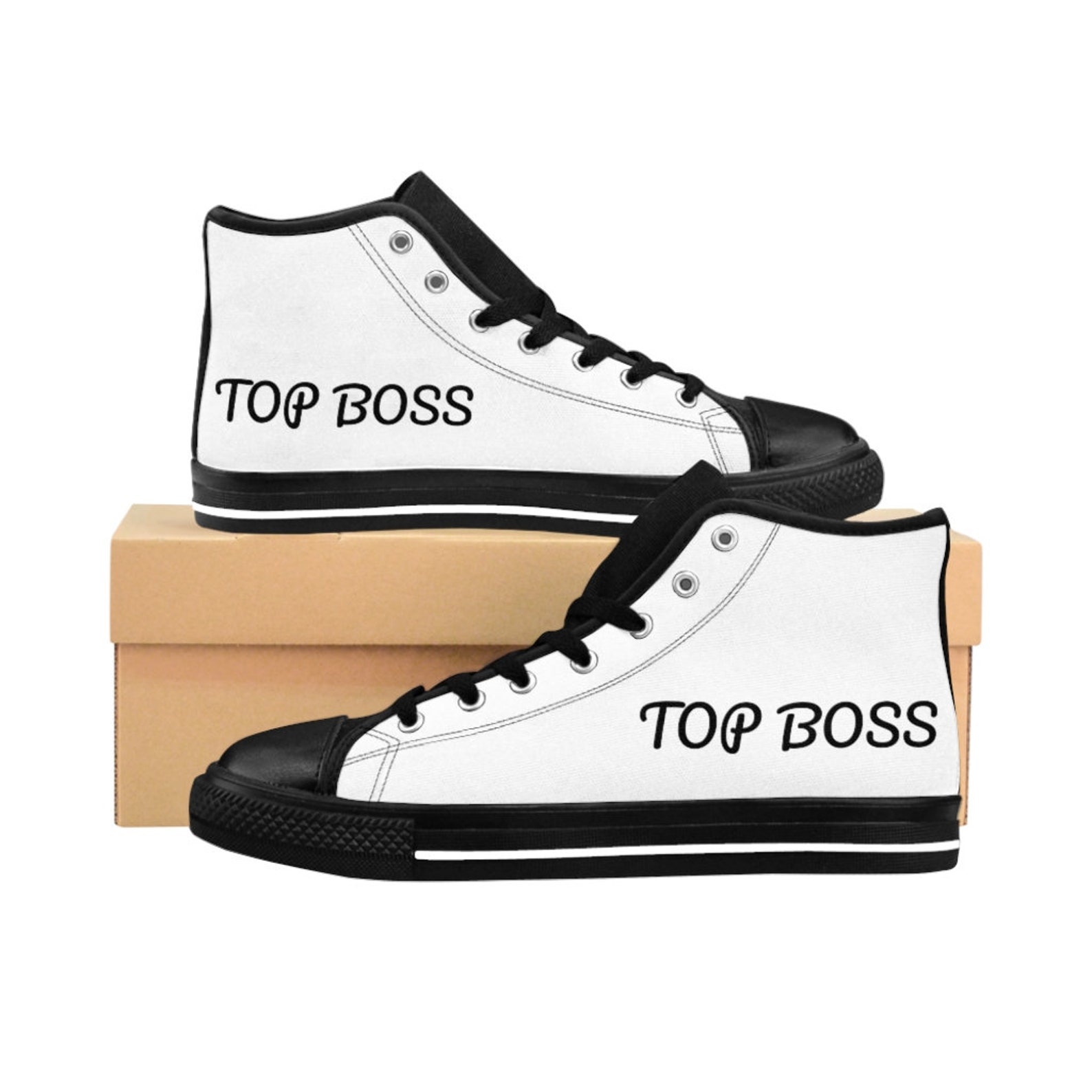 TOP BOSS Herren High-Top Sneakers - Etsy.de