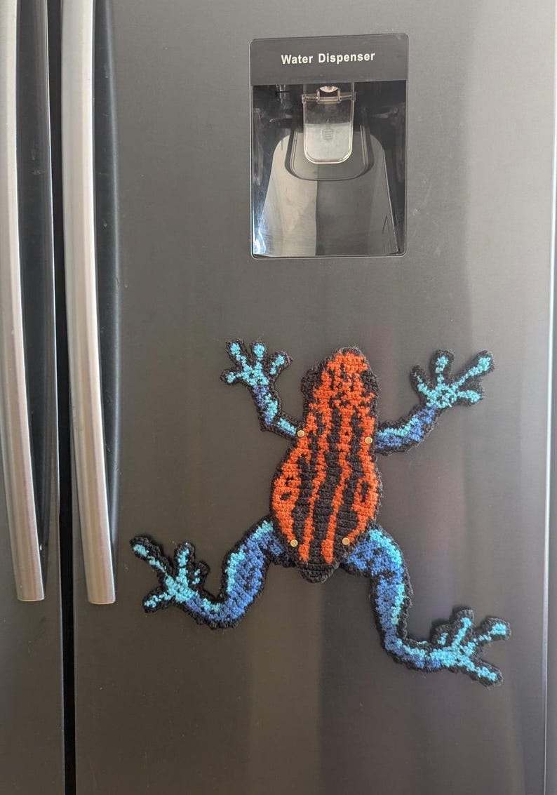 Fridge Frog Crochet Pattern - Etsy