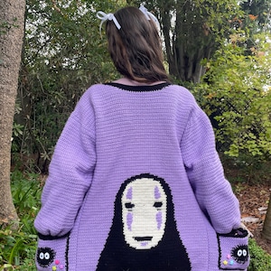 Spirited Away No Face Cardigan - Etsy