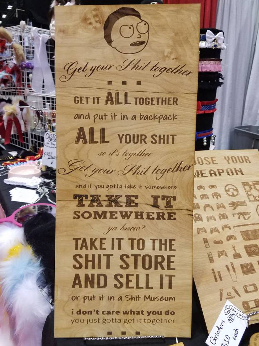 Get Your Shit Together Wall Piece - Etsy