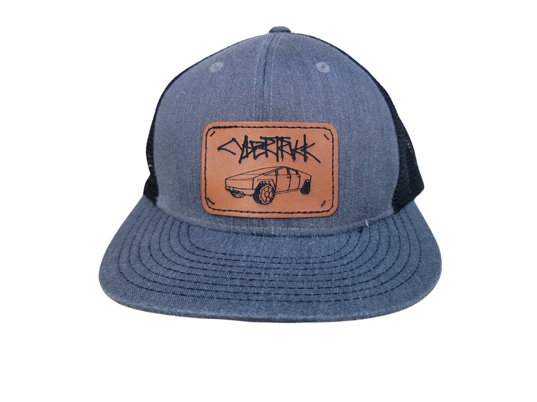 Tucker Cybertruck Hat With Leather Patch - Etsy
