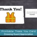 PRINTABLE DOWNLOAD, Crossing Guard Thank You Card, Safety Appreciation ...