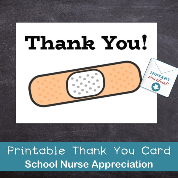 Thank You Cards From School Nurse - Etsy