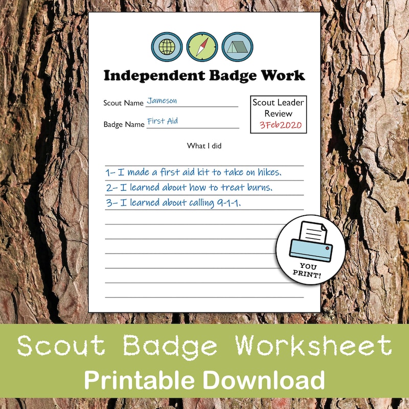 Cub Scout Printables - Etsy
