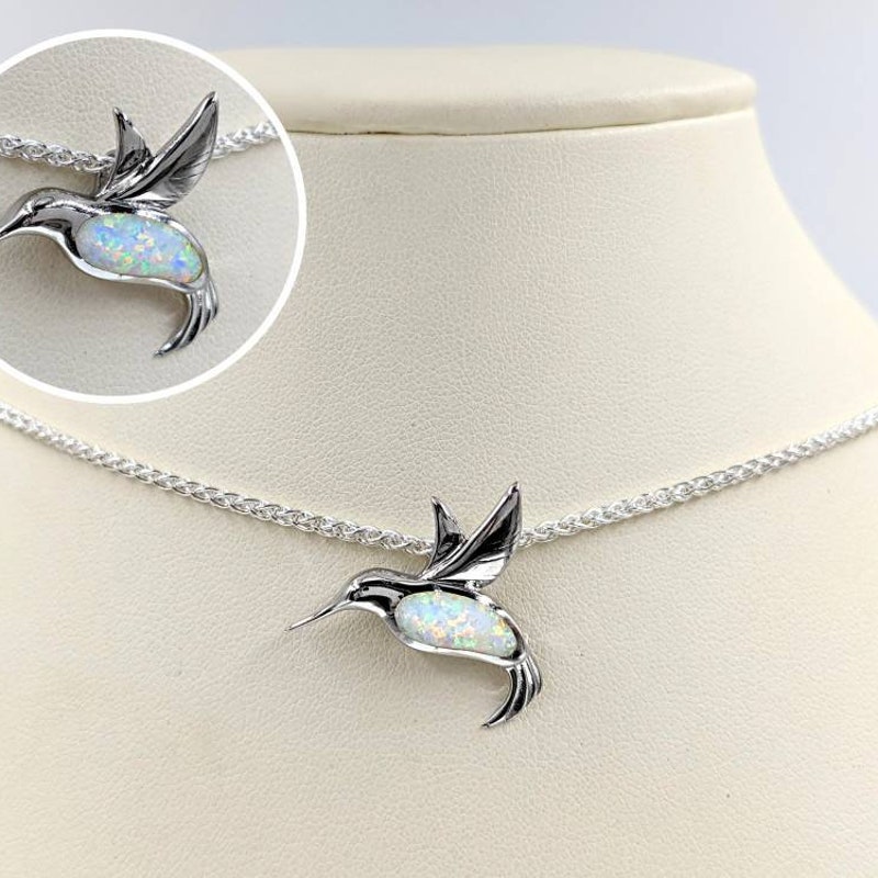 Hummingbird Necklace - Etsy