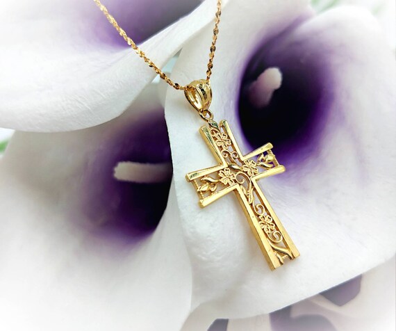 Purple And Gold Cross