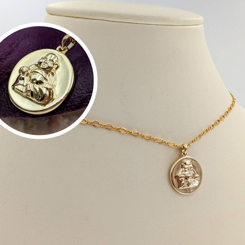 Gold Buddha Coin - Etsy
