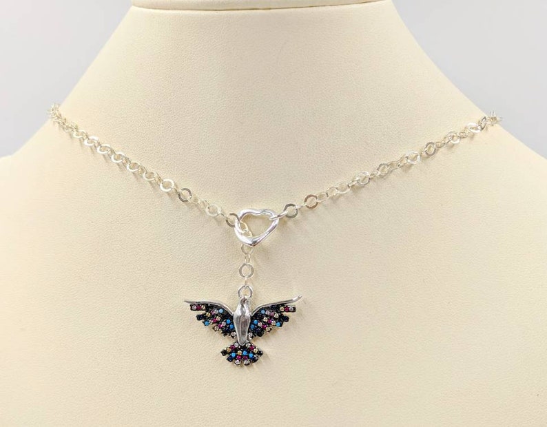 Sterling Silver Phoenix Rising Necklace 925 Phoenix Rising - Etsy