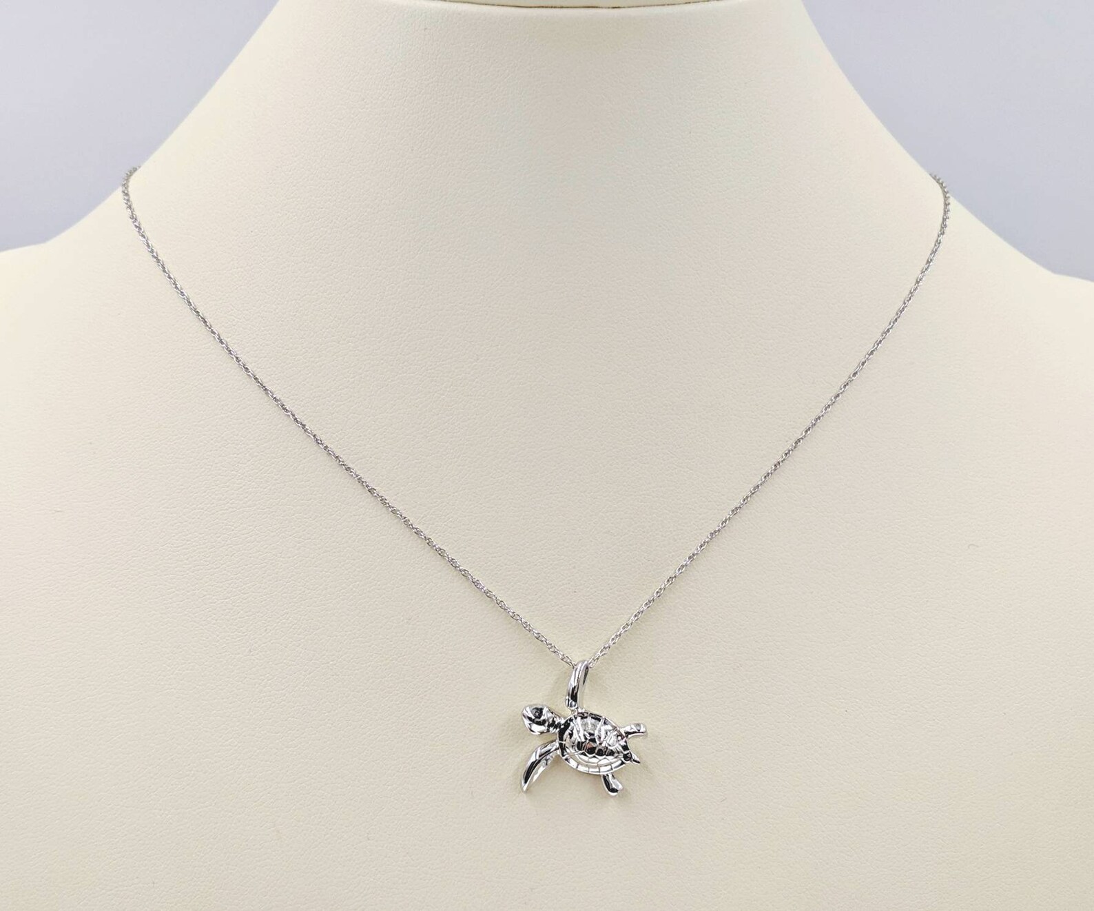 Sea Turtle Necklace; Turtle Jewelry;925 Sterling Silver Chain Necklace ...