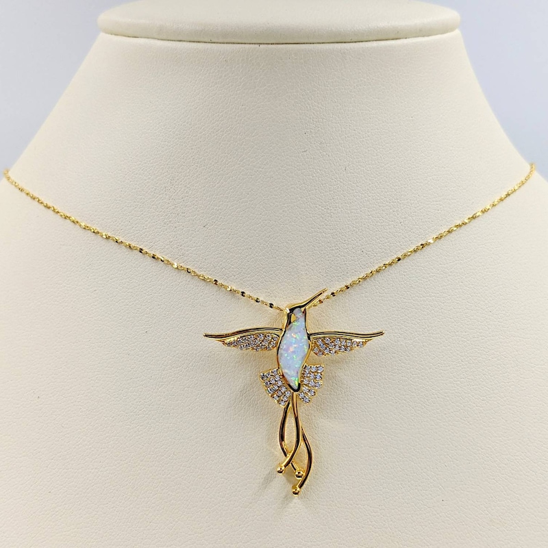 Hummingbird Necklace - Etsy