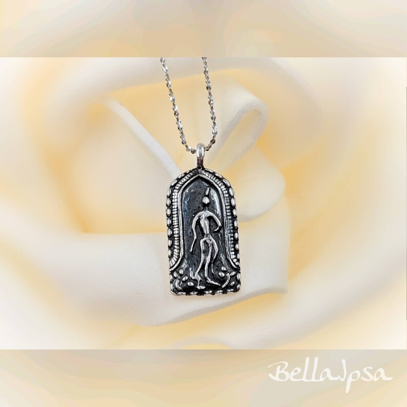 Sterling Silver Buddha; 925 Buddha Necklace; Buddha Coin Necklace ...