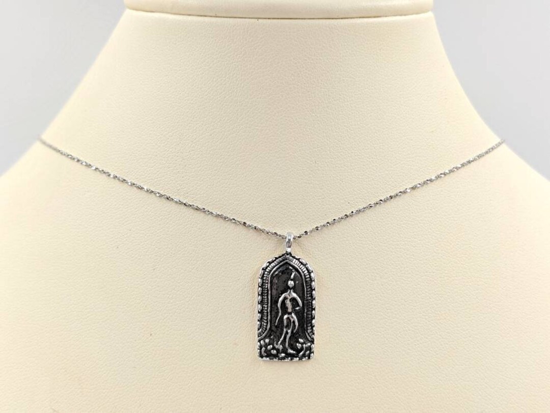 Sterling Silver Buddha; 925 Buddha Necklace; Buddha Coin Necklace ...