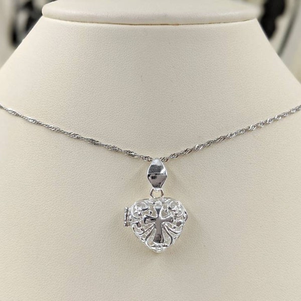 Cross Locket - Etsy