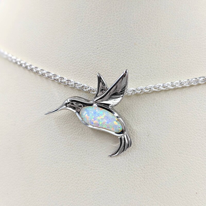 Hummingbird Necklace - Etsy