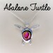 Sterling Abalone Shell Turtle Necklace; 925 Abalone Turtle Pendant; Sea ...