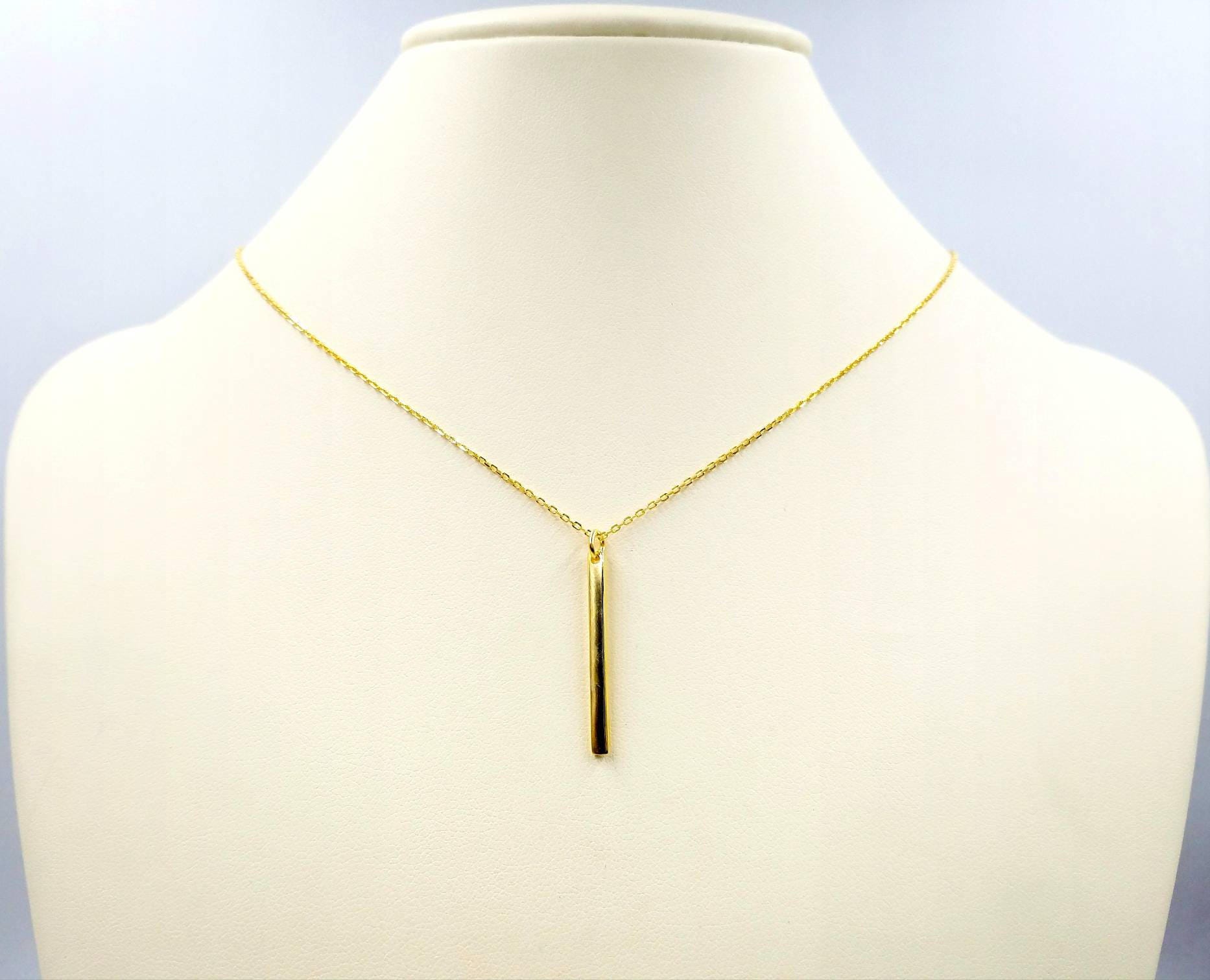 Gold Plated 925 Sterling Silver Cable Chain Necklace With 925 - Etsy