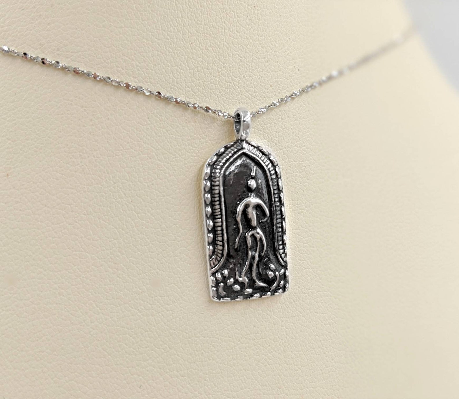 Sterling Silver Buddha; 925 Buddha Necklace; Buddha Coin Necklace ...