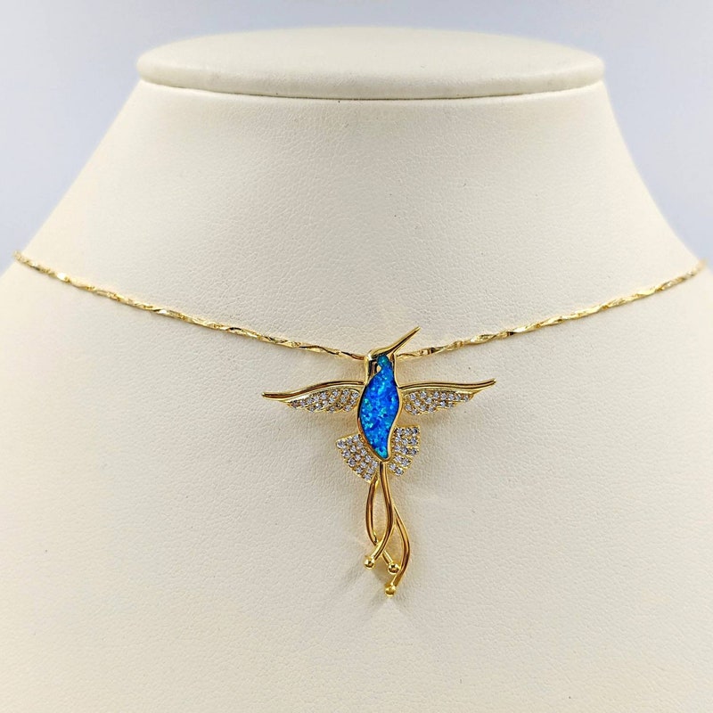 Hummingbird Necklace - Etsy
