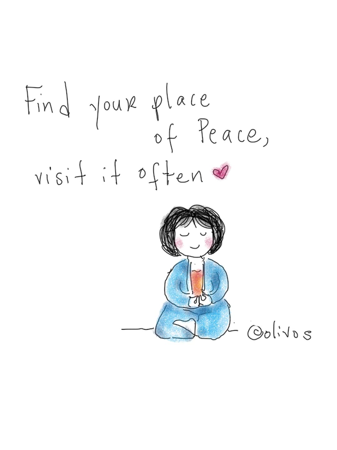 Inspirational Art on Canvas, Find Your Peace Art, Inspirational Gifts ...