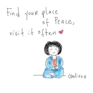 Inspirational Art on Canvas, Find Your Peace Art, Inspirational Gifts ...