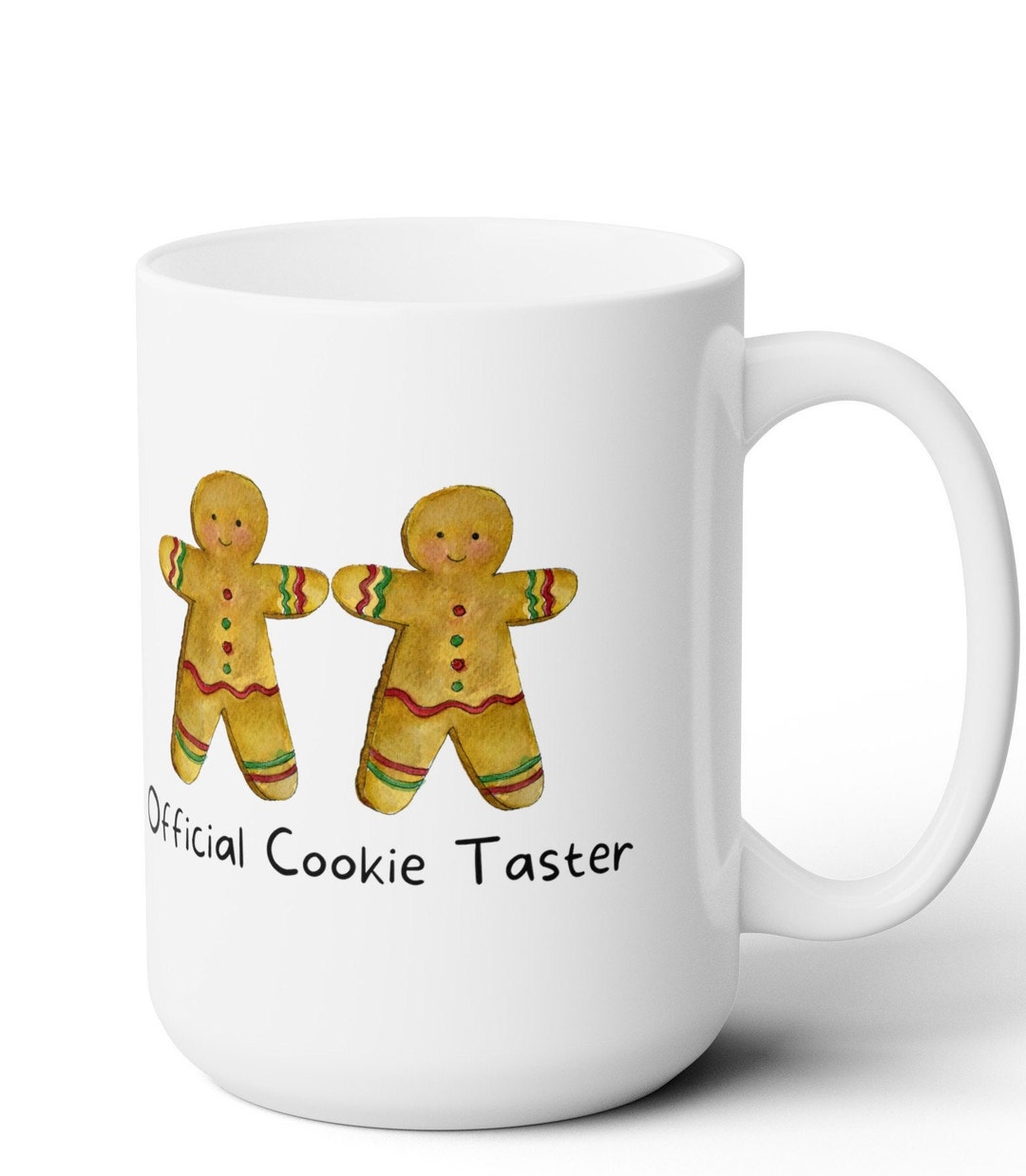 Official Cookie Taster Ceramic Mug for Cookie Lovers, Cute 15oz Mug ...