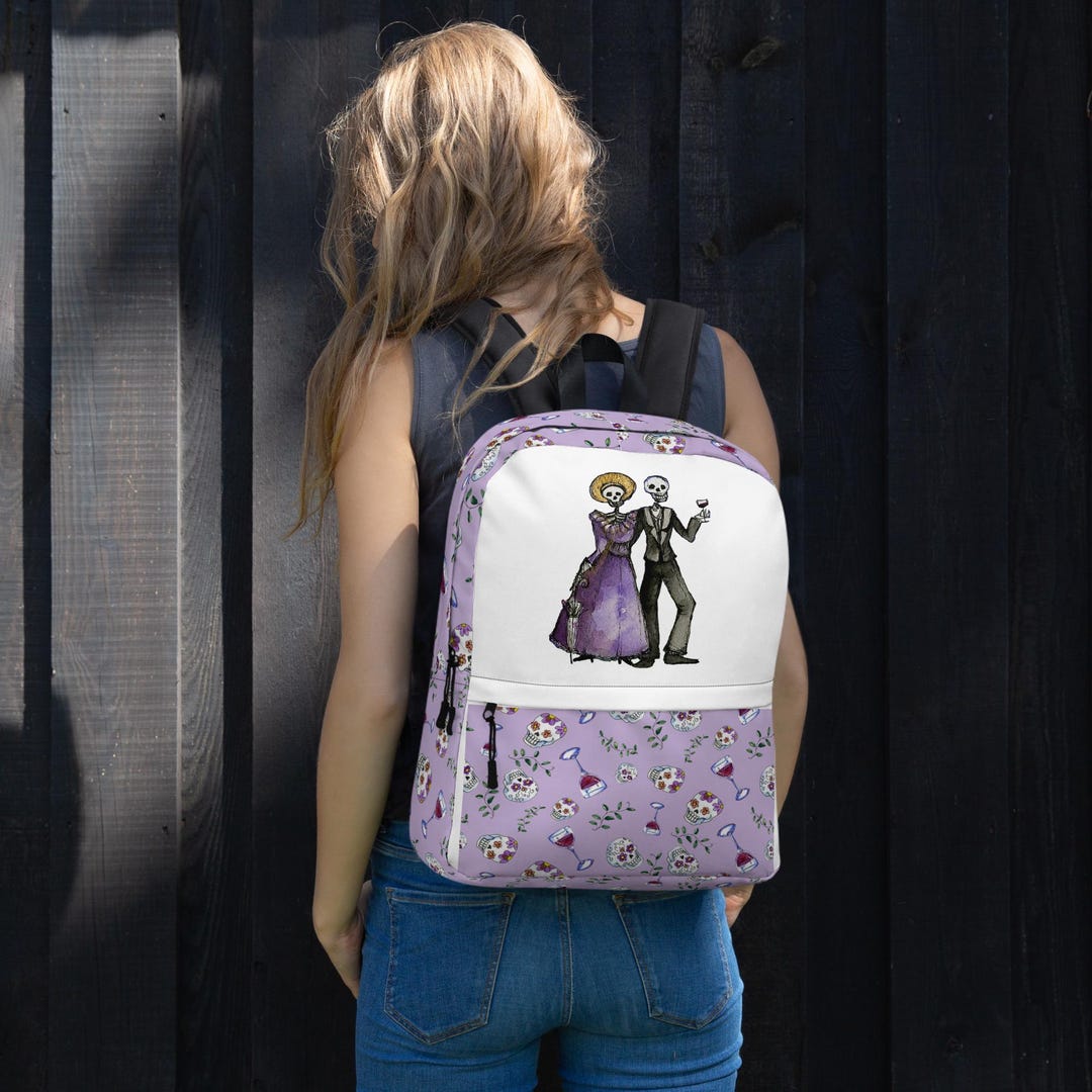 Skeleton Love Backpack, Eternal Love Bag, Day of the Dead Backpack ...