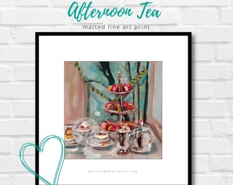 Afternoon Tea Art - Etsy