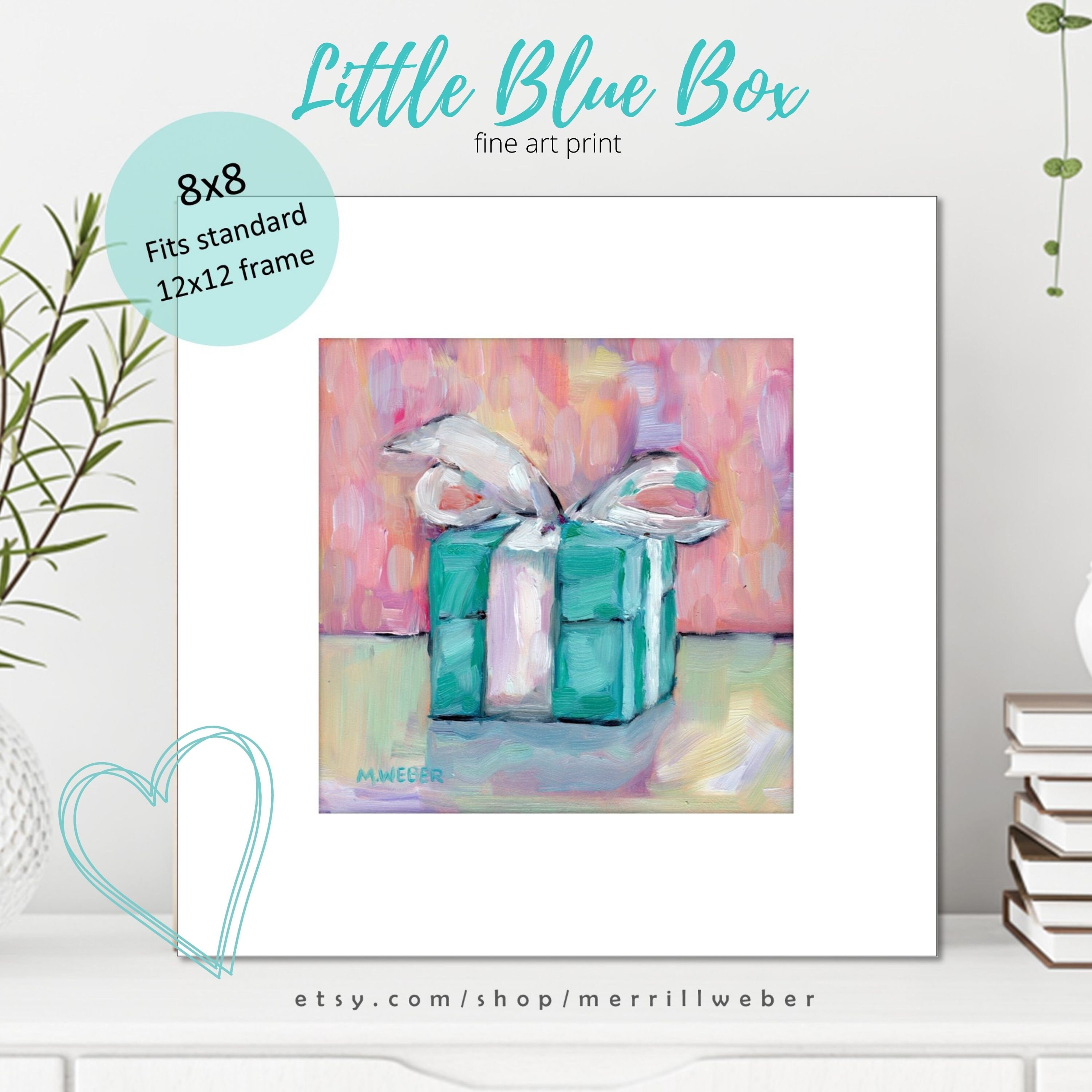 Little Blue Box FINE ART IMPRIMIR Fine Art Giclée Print - Etsy México