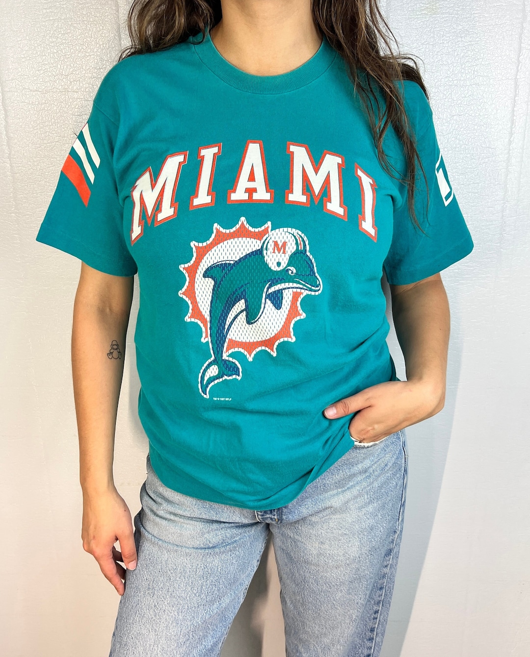 Vintage Miami Dolphins Tee (S) - Etsy