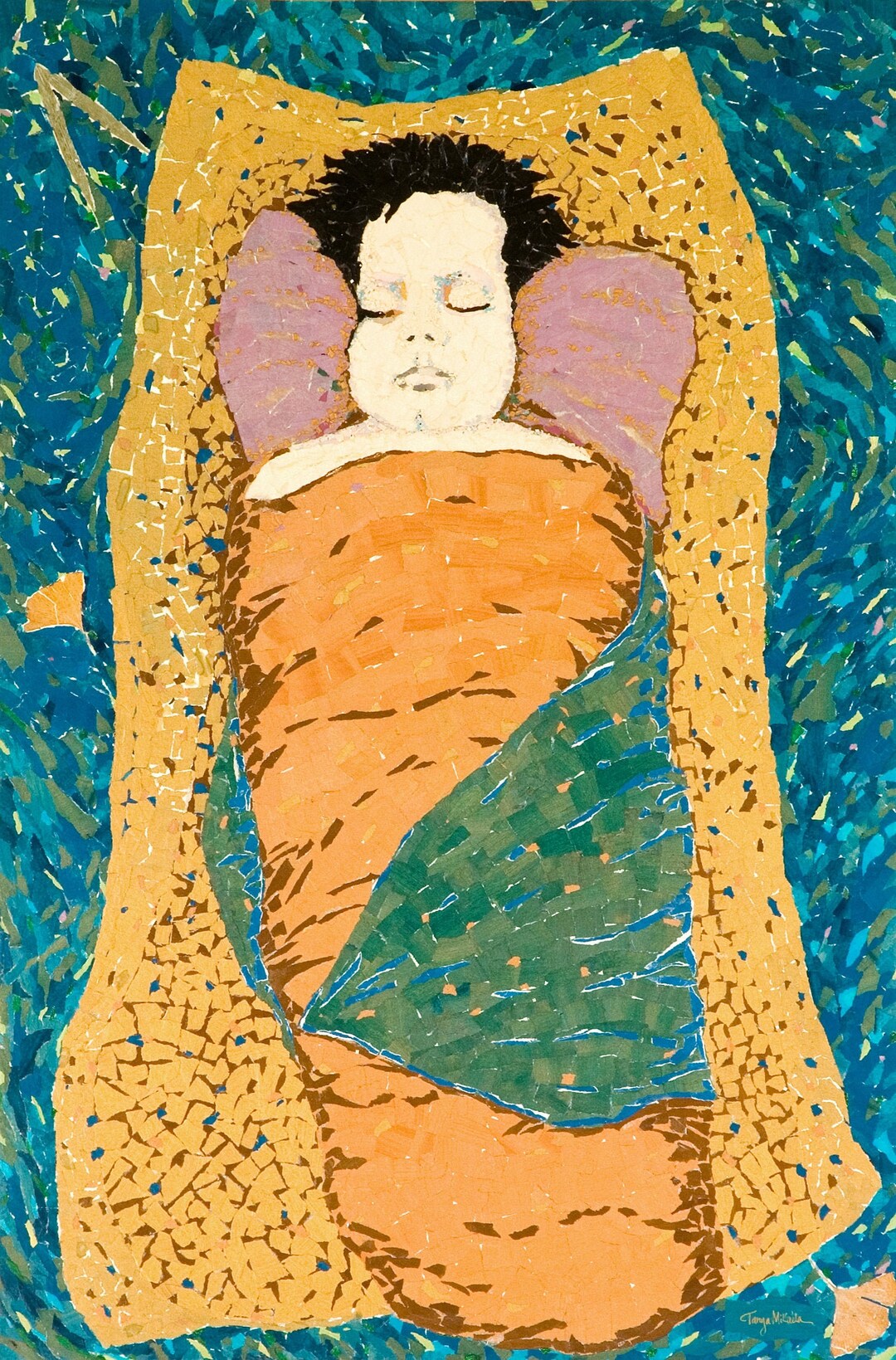 Moses in the Bed of Reeds- Art Print~home-decor,collage,house Gift ...