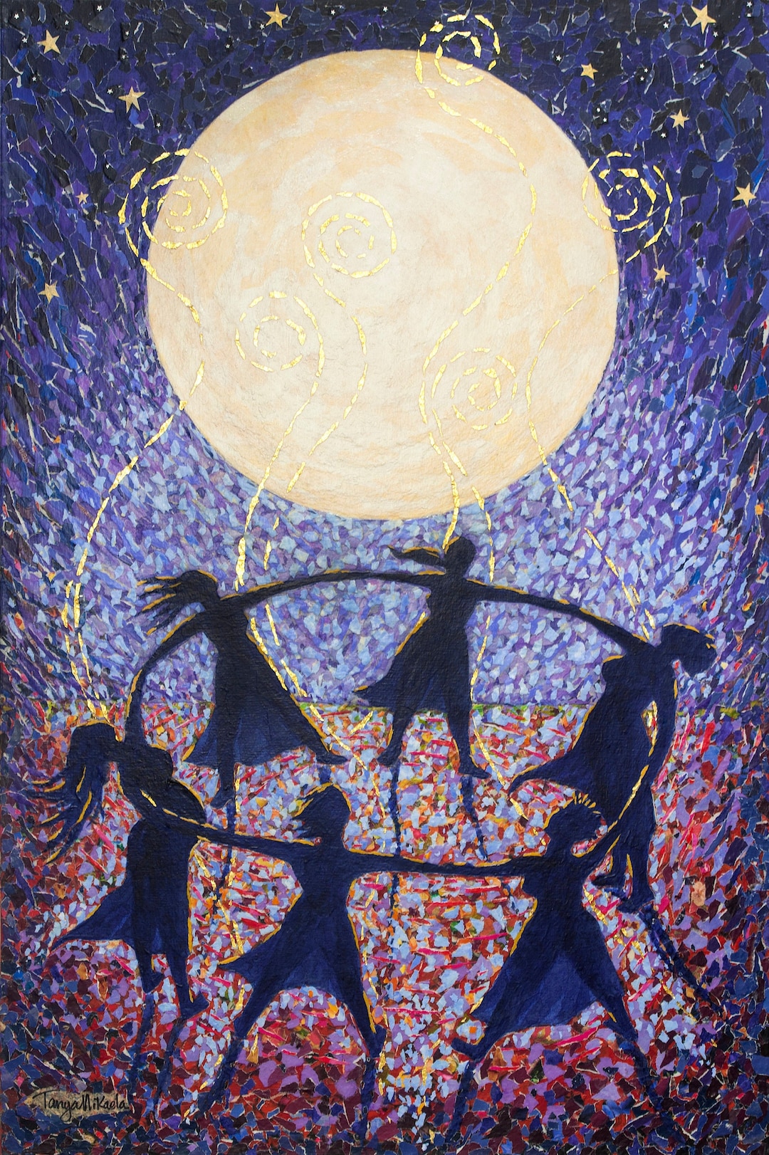 The Circle-art Print~giclee,home-decor,women,goddess,collage,house Gift ...