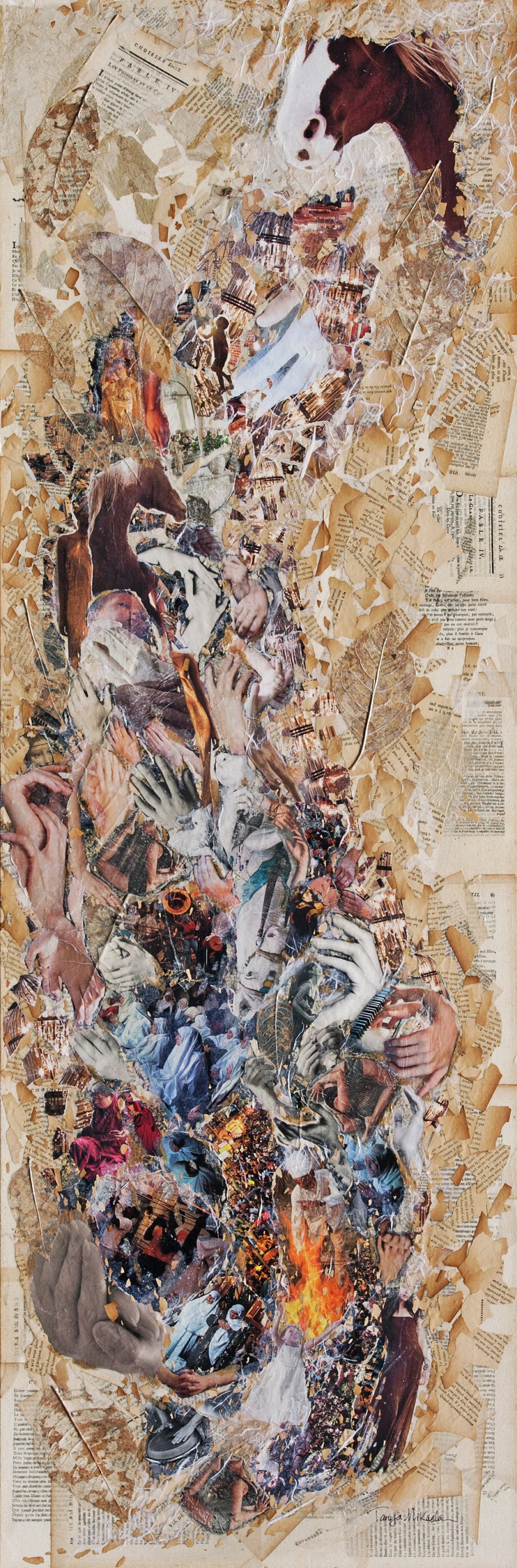 Spirit Rising-art Print,home Decor,collage,house Gift,spiritual ...