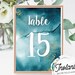 Editable Table Numbers Template, Watercolor, Printable, Instant ...