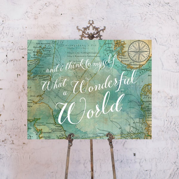 Wonderful World - Etsy