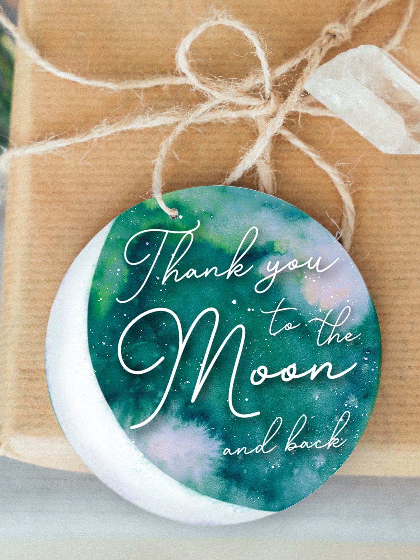 Editable thank You to the MOON and Back Fun - Etsy