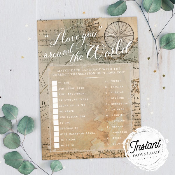Love Around The World Theme Etsy