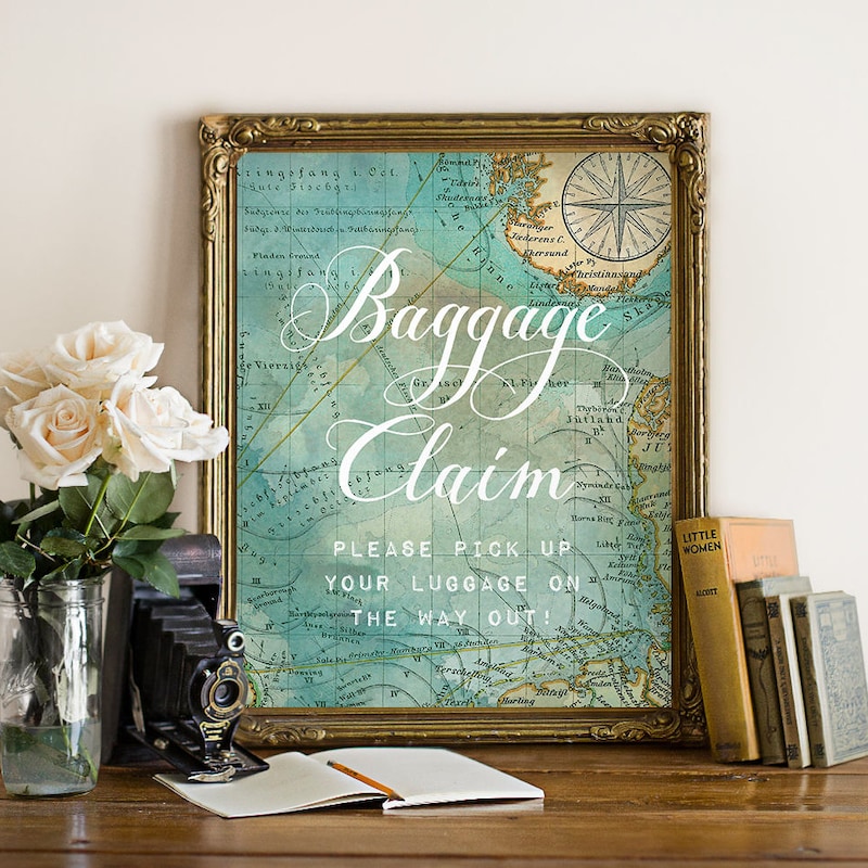Baggage Claim Sign - Etsy