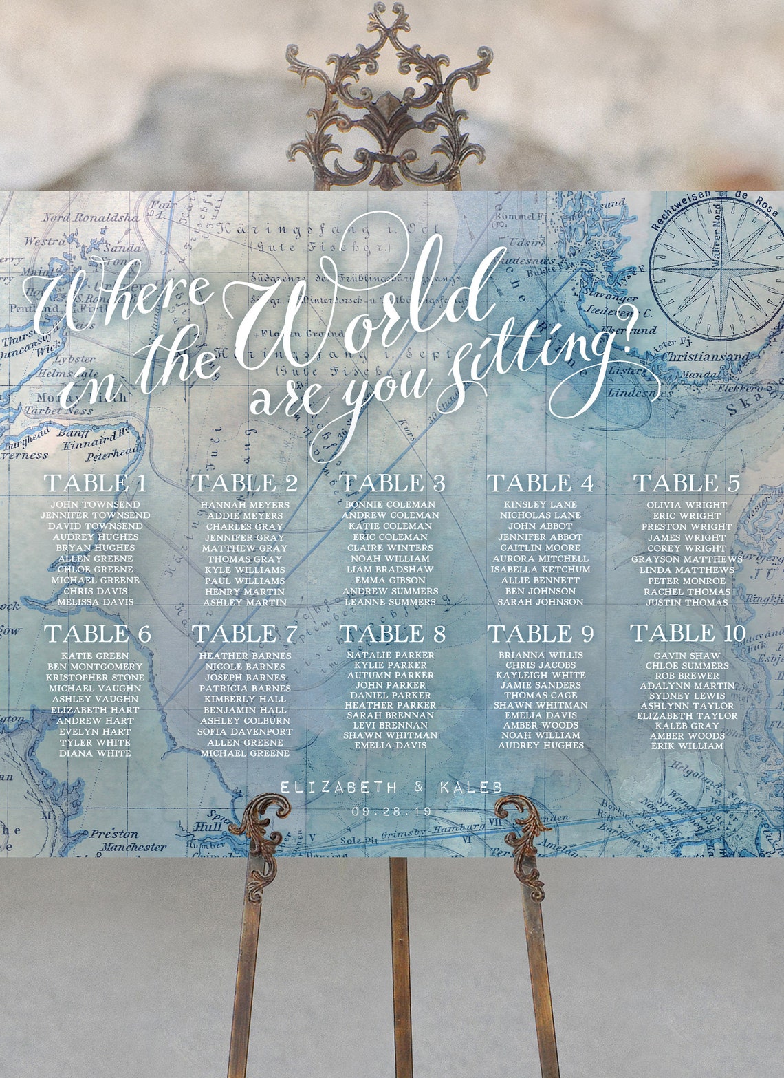 Travel Theme Seating Chart Sign where in the World Are - Etsy