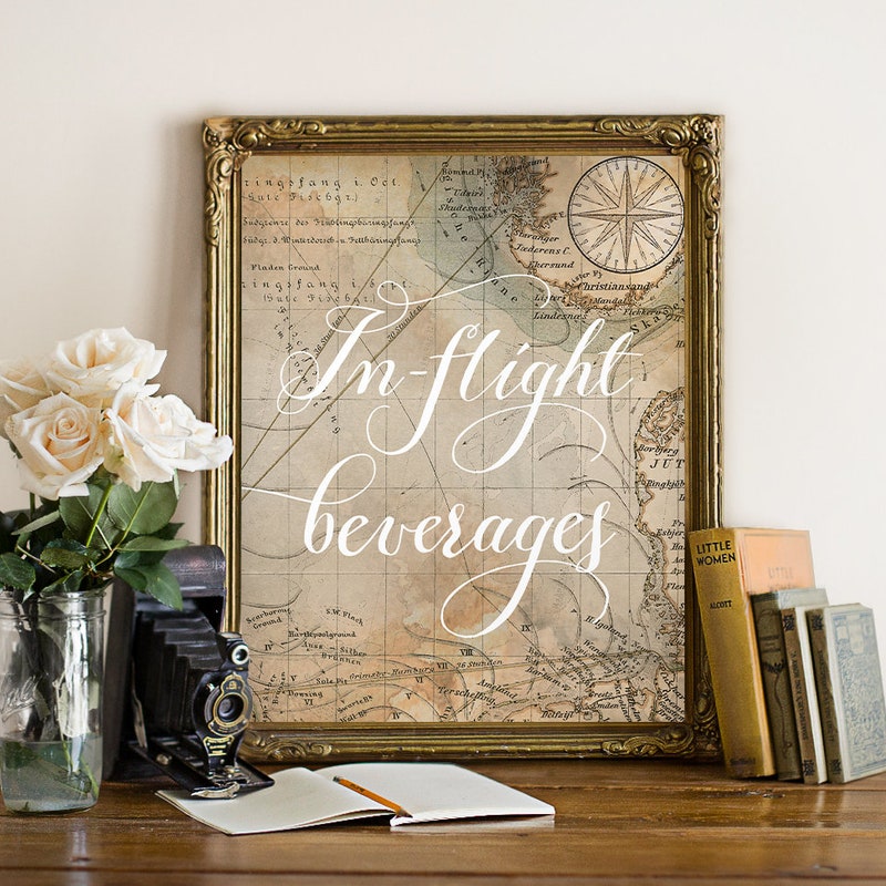 Beverage Table Sign - Etsy
