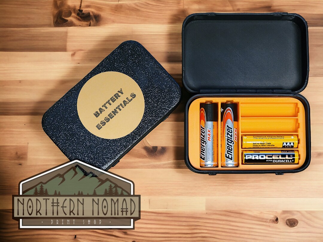 AA & AAA Battery Essentials Pocket Organizer - Etsy